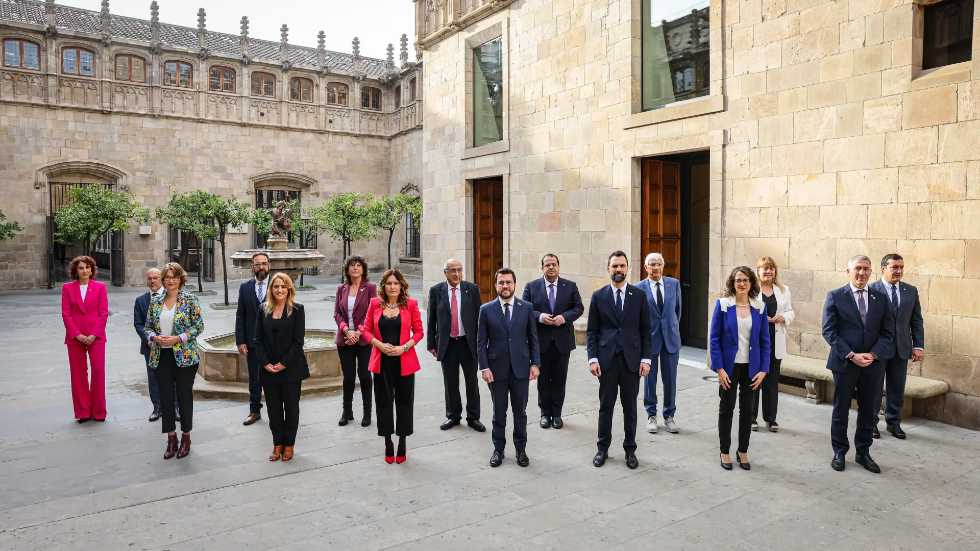 Primera reunión del Consell Executiu del Govern en solitario de ERC con ...