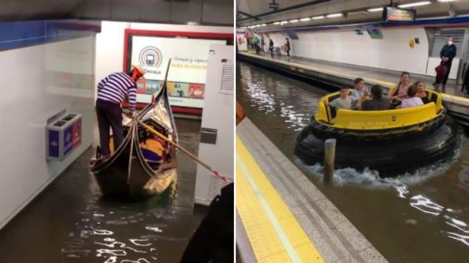Los mejores memes de las inundaciones en Madrid y su Metro