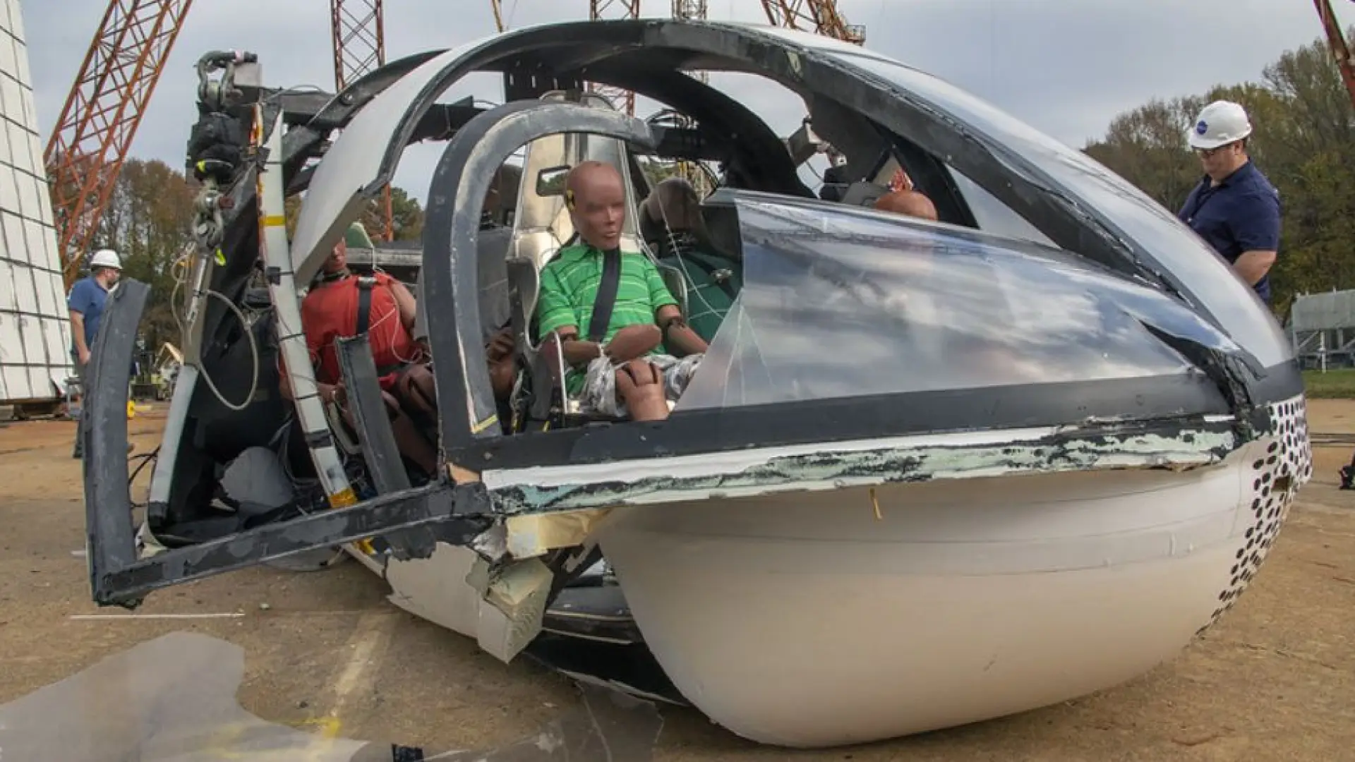La NASA recrea cómo sería un accidente en un VTOL: así quedaría tras ...