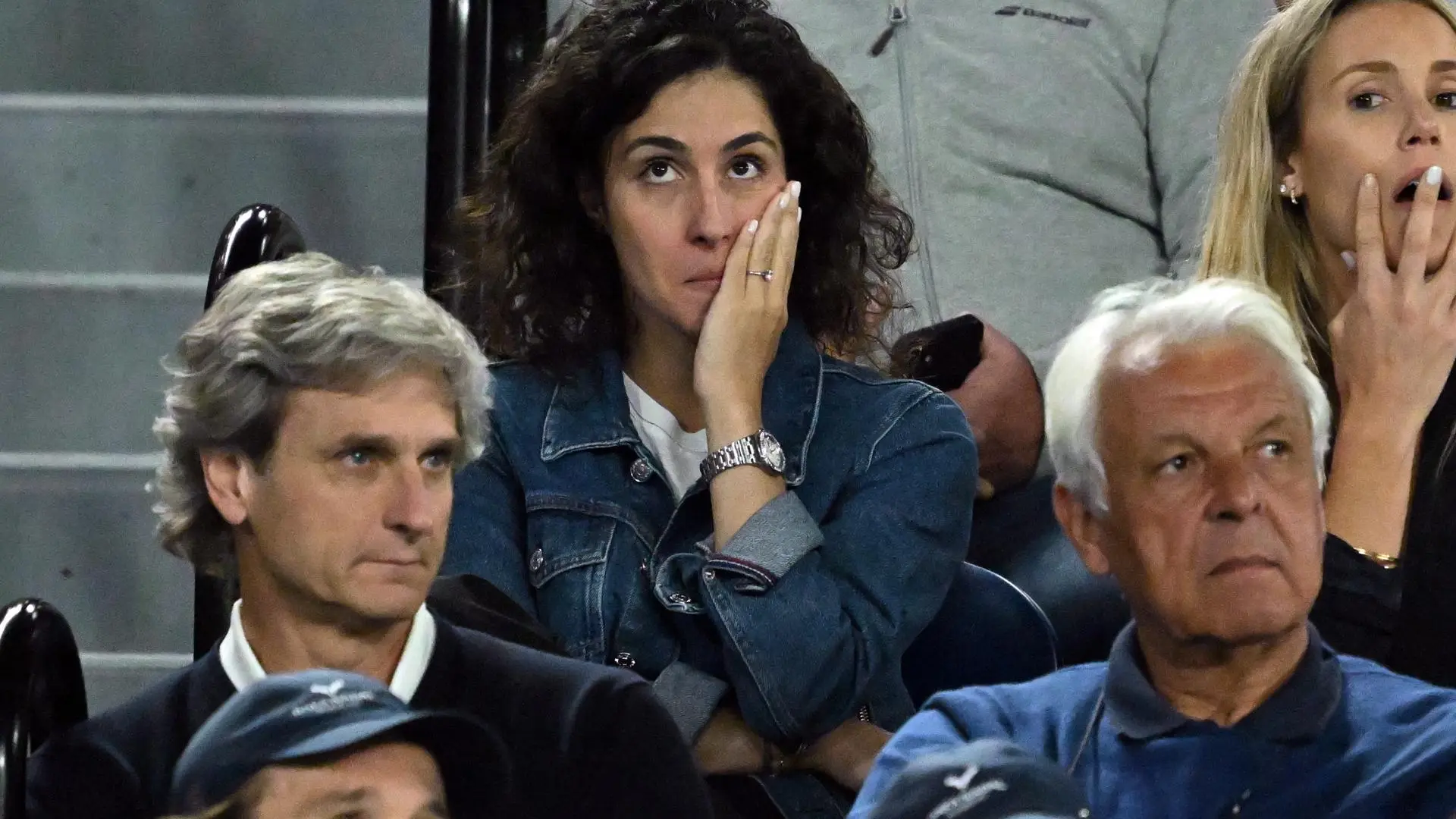 Las lágrimas de Mery Perelló al ver a Nadal lesionarse ante McDonald en ...