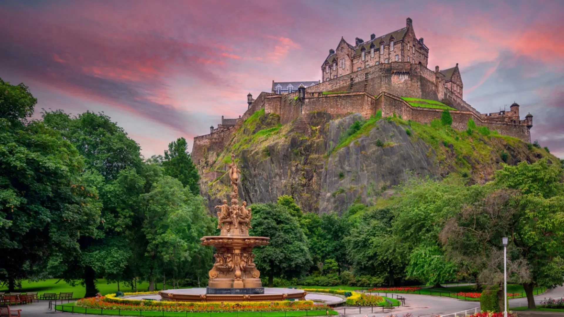 Castillo De Edimburgo En Escocia Castillo De Edimburgo, Escocia.