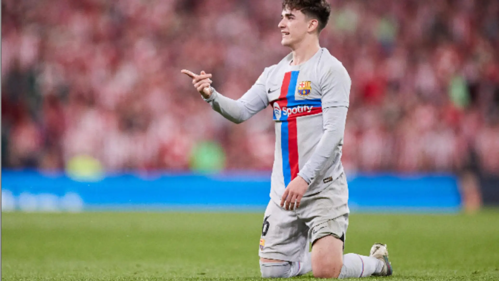 Las redes encumbran la acción de Gavi al jugarse la cara en el Athletic ...