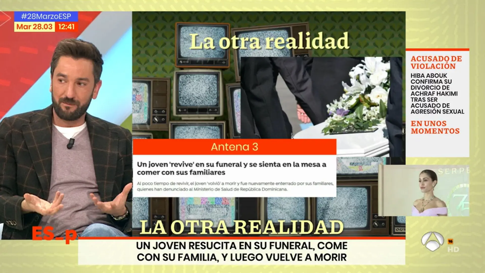 Espejo Público | Un joven burla a la muerte y 'revive' durante su ...