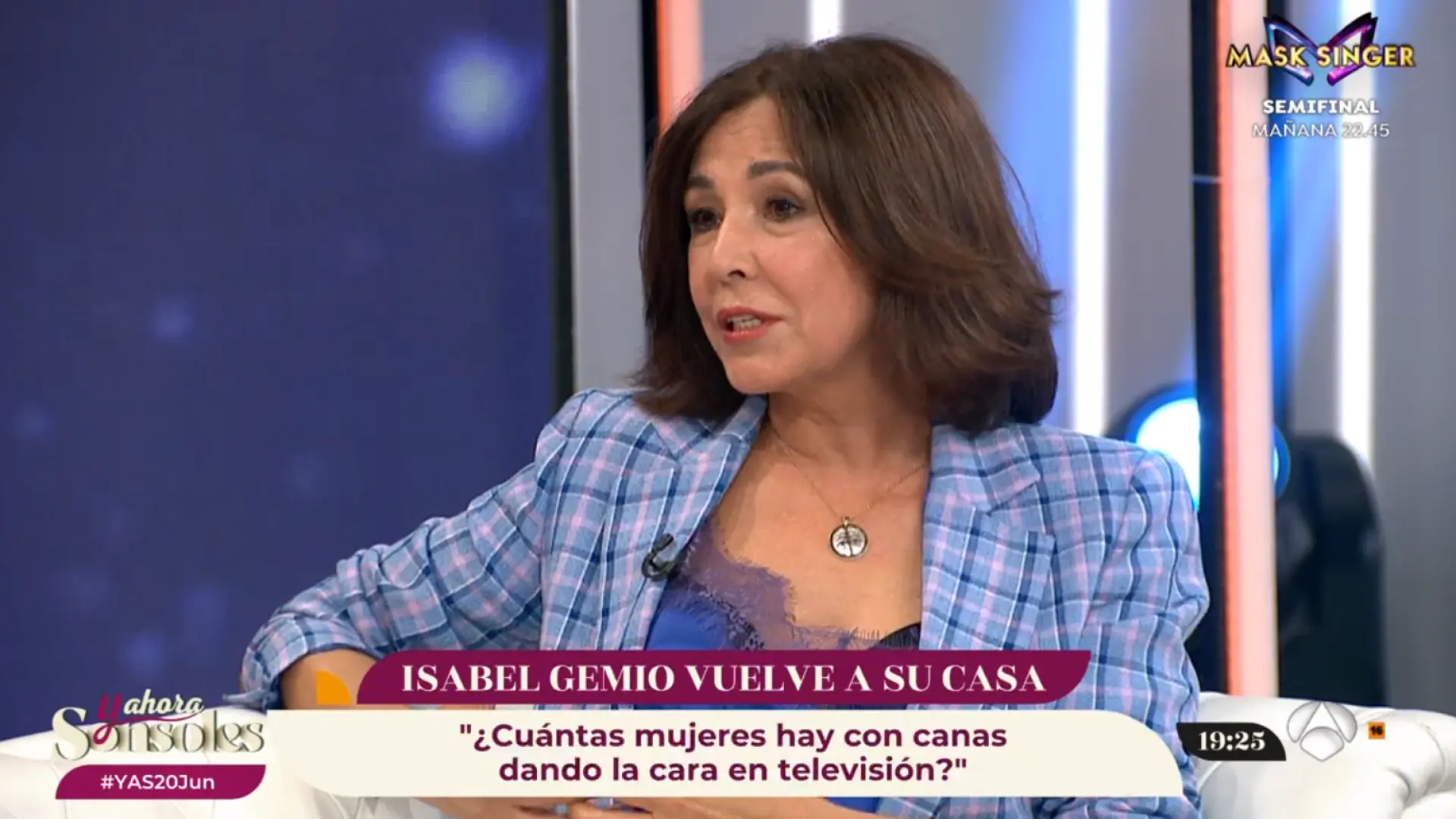 'Y ahora Sonsoles': Isabel Gemio reivindica la belleza natural: "Hay ...