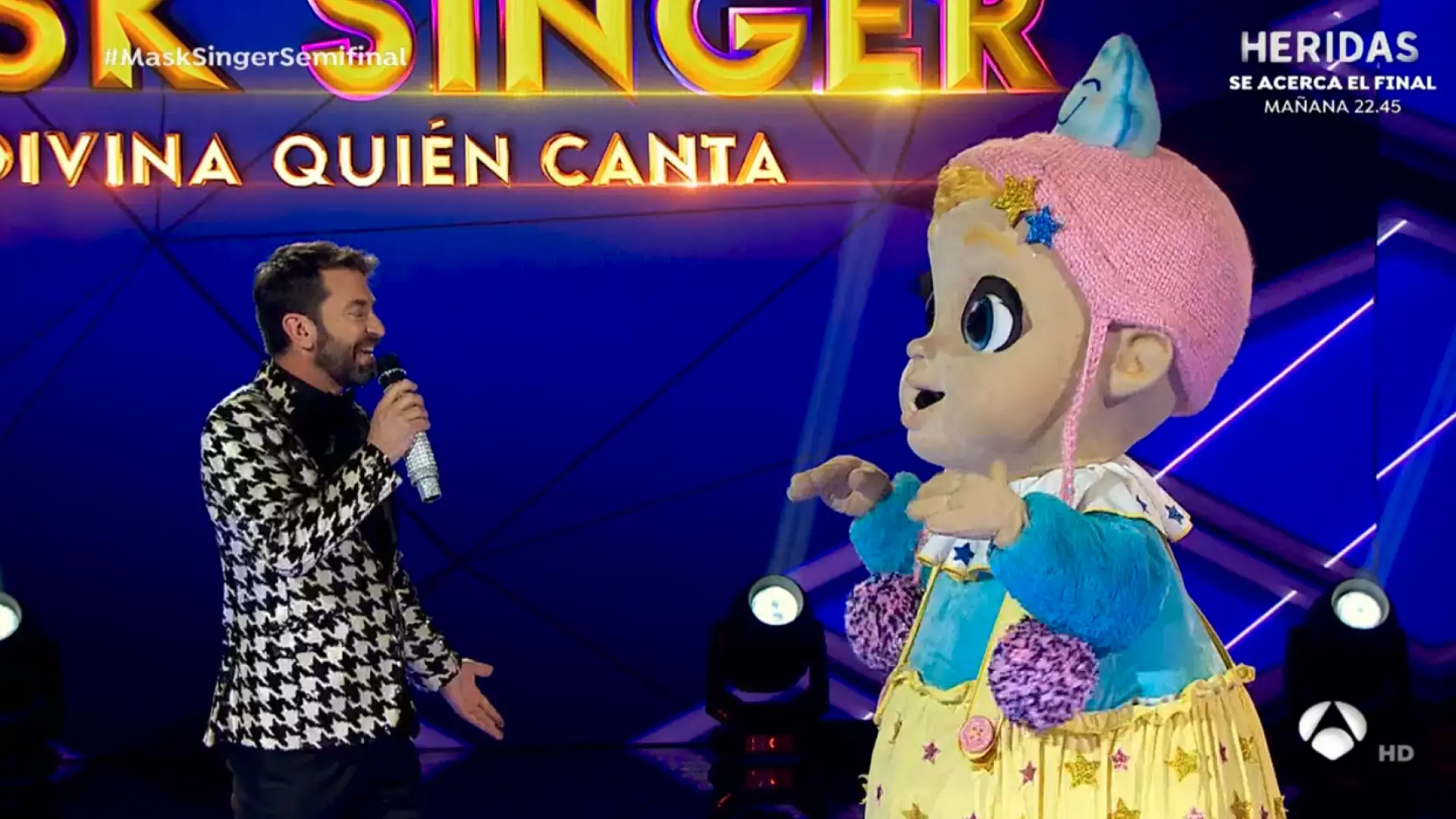 La influencer de 'Mask Singer' que engañó a Los Javis: "Me miró a los ...