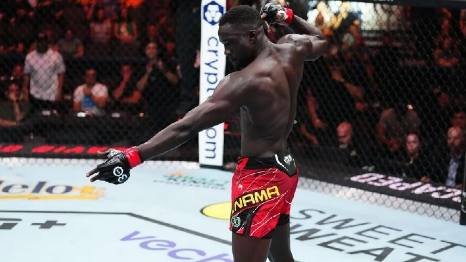 El brutal KO de David Onama que fue eclipsado por la pelea de Topuria