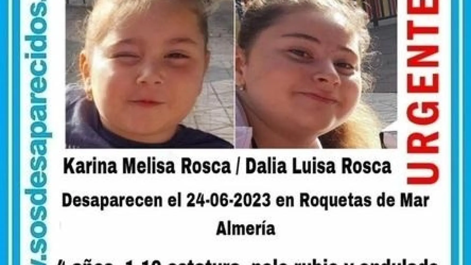 Localizadas las dos niñas desaparecidas en Roquetas de Mar, que "se encuentran bien y han ...