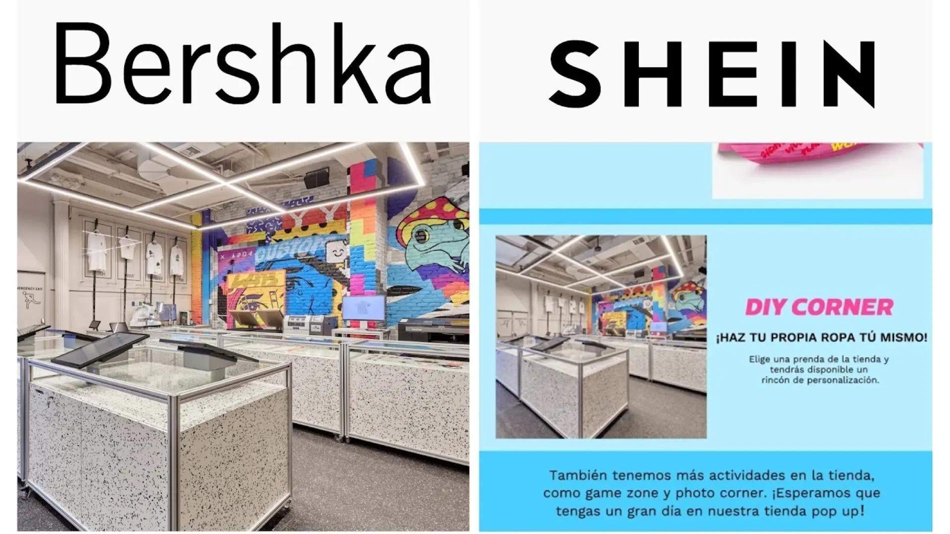 Shein admite que utilizó una imagen de Bershka para su 'pop-up' de ...