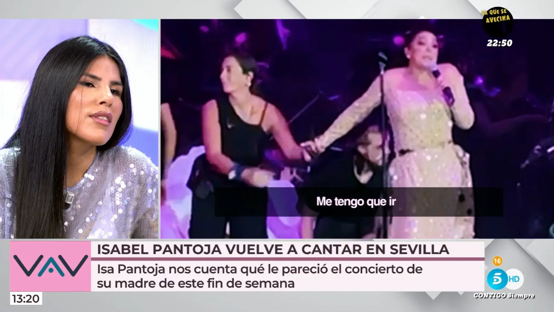 Isa Pantoja cuenta por qué no fue al concierto de su madre en Sevilla: "Ahora mismo no tenemos ...