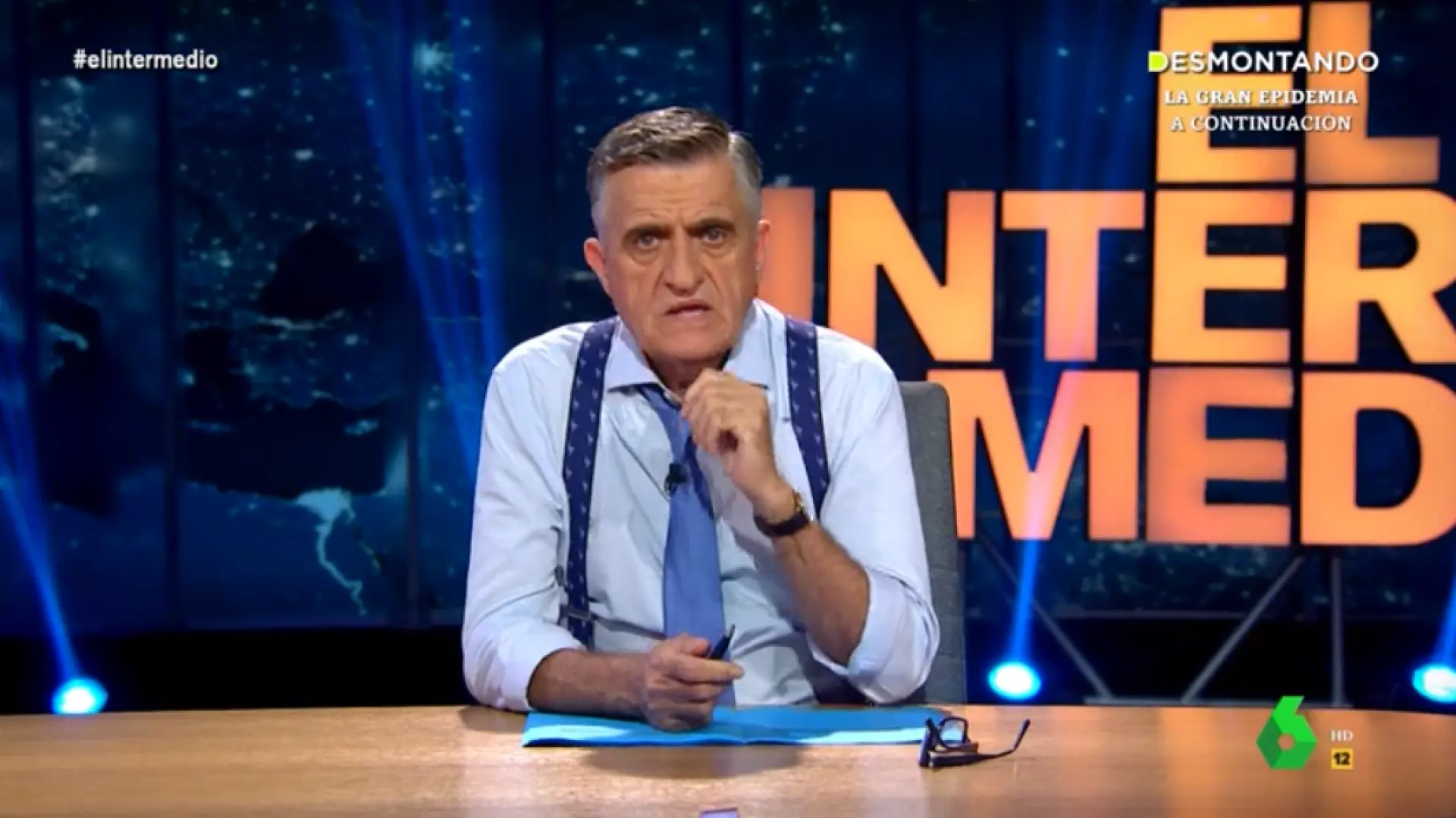 ¿Por qué los folios del guion de Wyoming en 'El Intermedio' son de ...