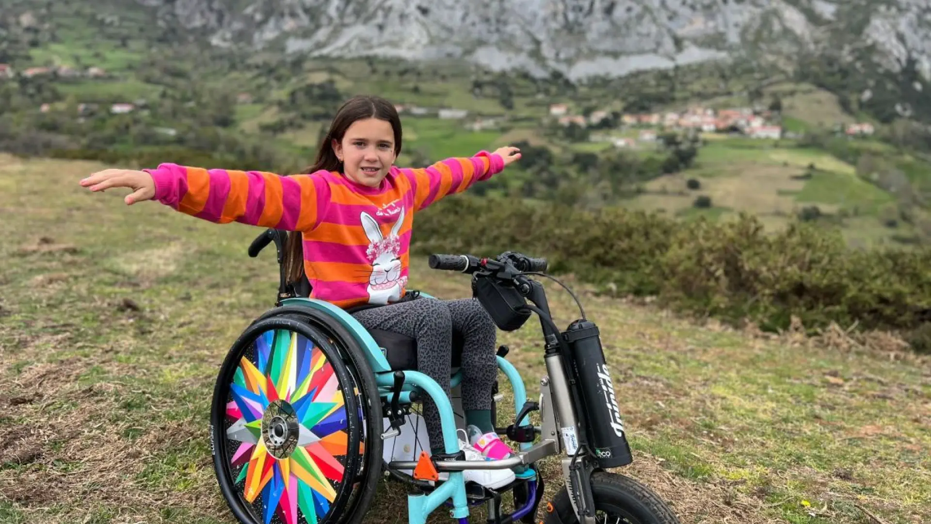 SuperLu, la niña en silla que lucha por los derechos de las personas ...