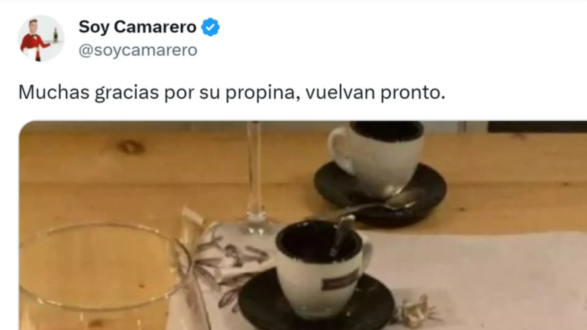 Soy Camarero denuncia la asquerosa "propina" que unos comensales han ...