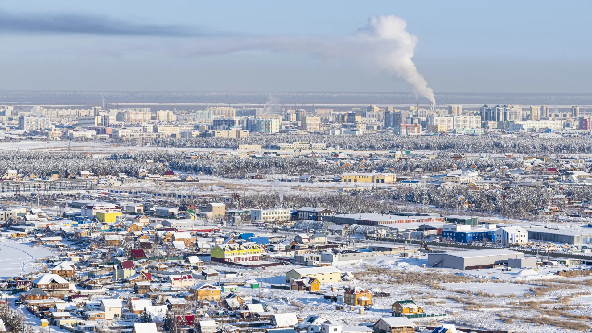 Yakutsk, la ciudad más fría del planeta, con temperaturas de -40 °C, en ...