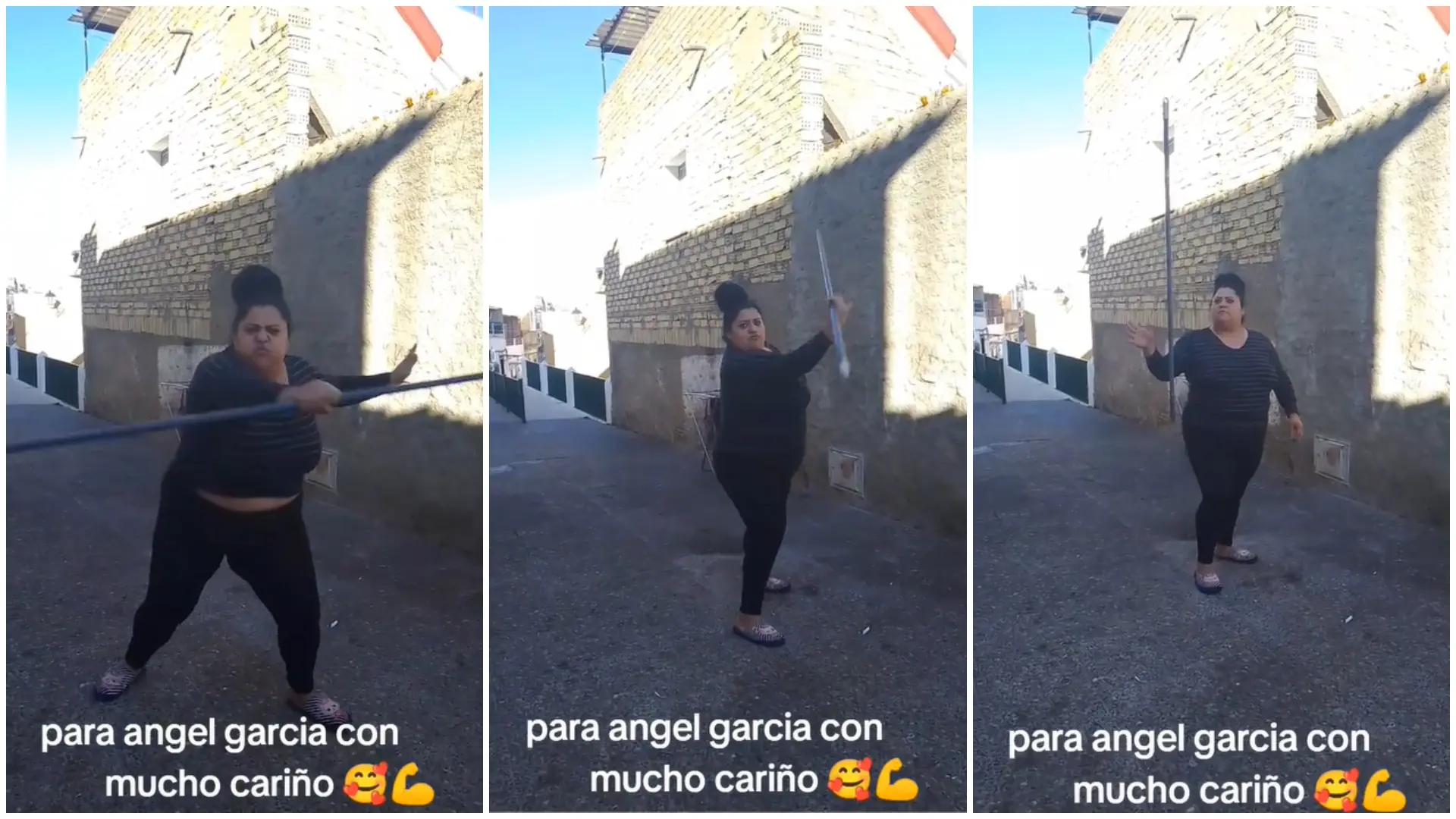 La 'tiktoker' gitana La Falete muestra sus dotes de artes marciales y ...