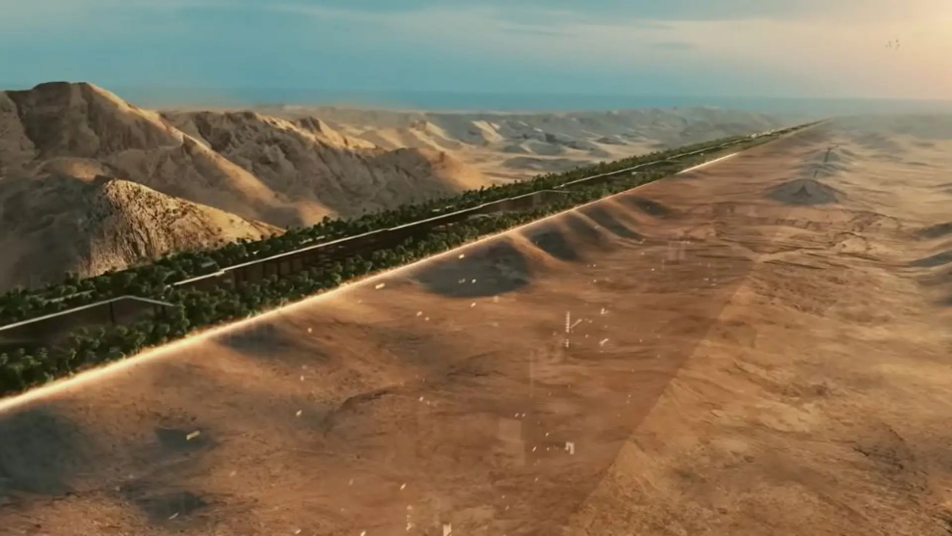 Megaconstrucciones: primeras imágenes de The Line, la ciudad futurista ...