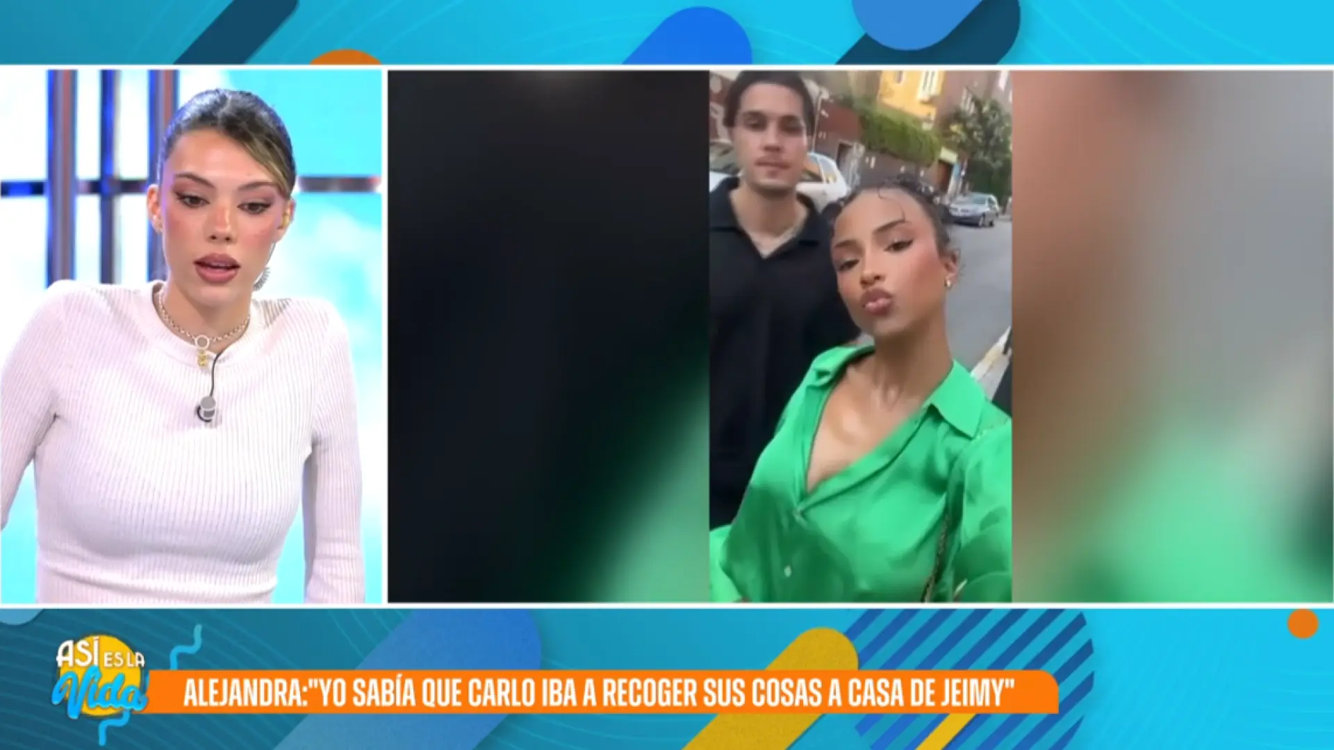 'Así es la vida': Alejandra Rubio defiende, contundente, a Costanzia frente a su exnovia Jeimy ...