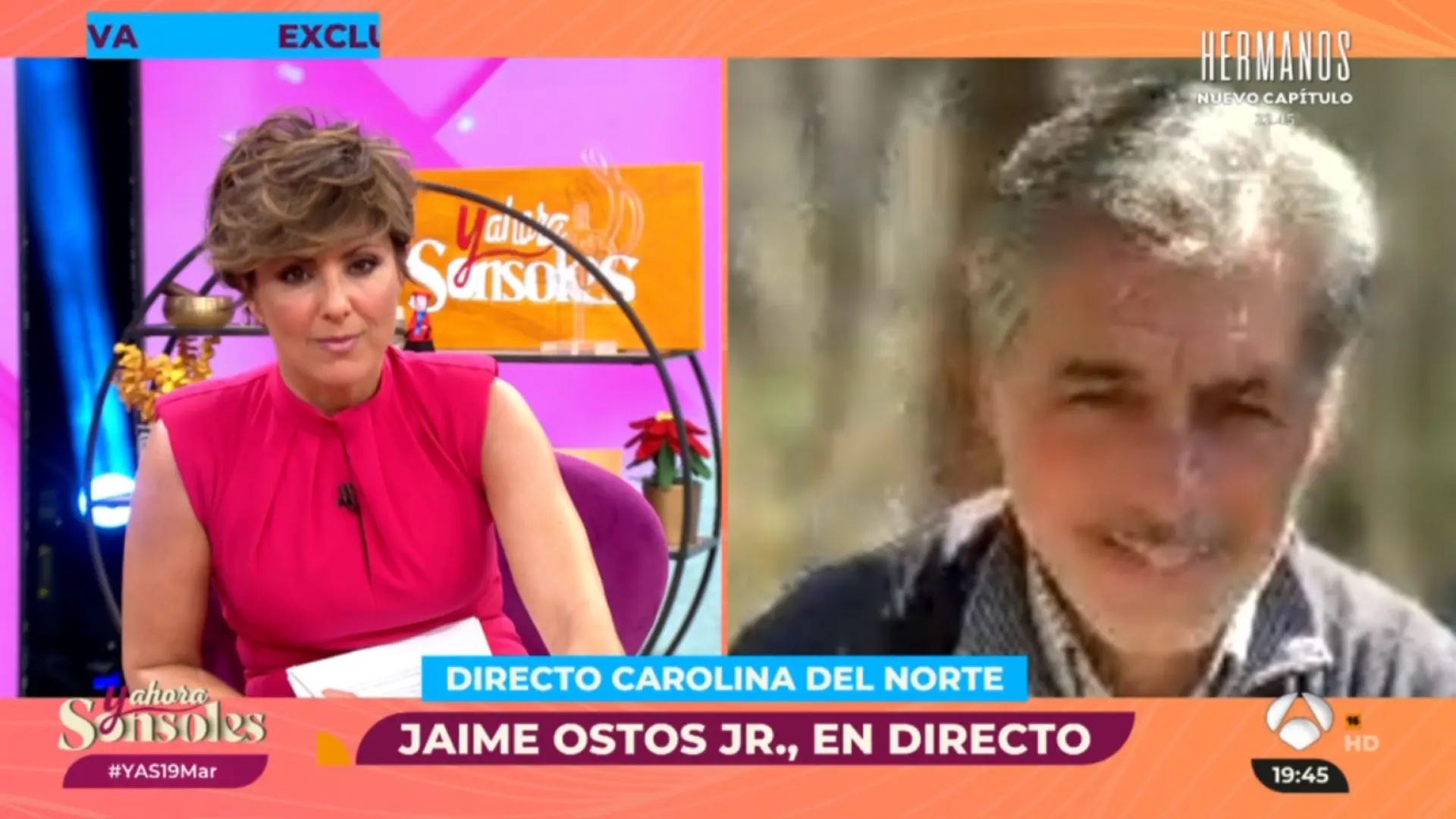 'Y ahora Sonsoles': Jaime Ostos Jr. se pronuncia después de años sobre ...