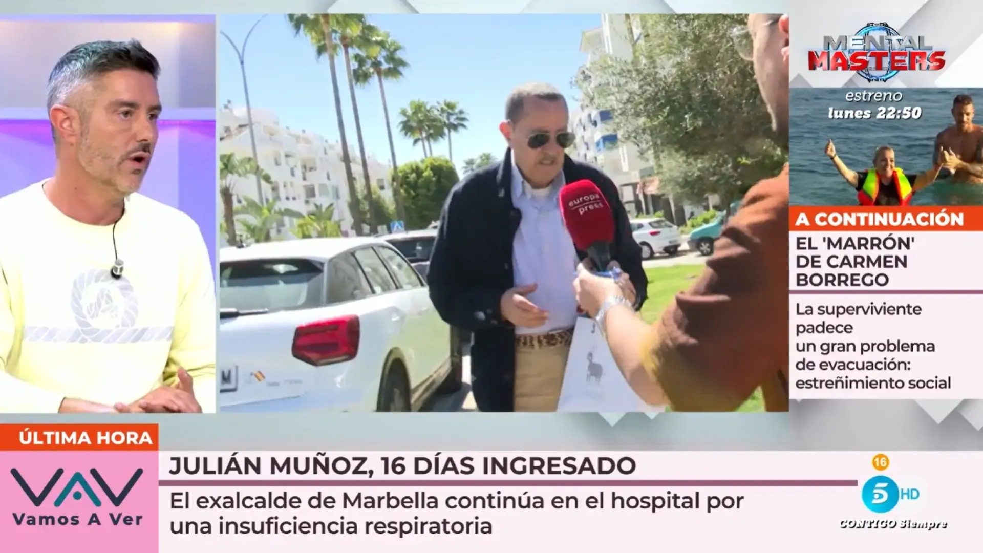 Pepe del Real: "He hablado con Mayte Zaldívar y dice que están muy preocupados porque Julián ...