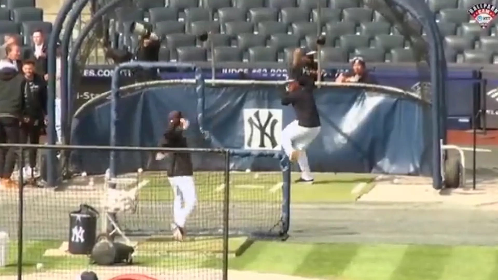 El increíble vídeo en el que Gleyber Torres sigue bateando durante el terremoto en Nueva York