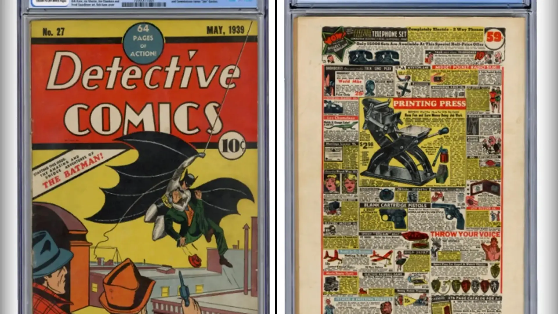 El Primer Cómic De Batman De La Historia
