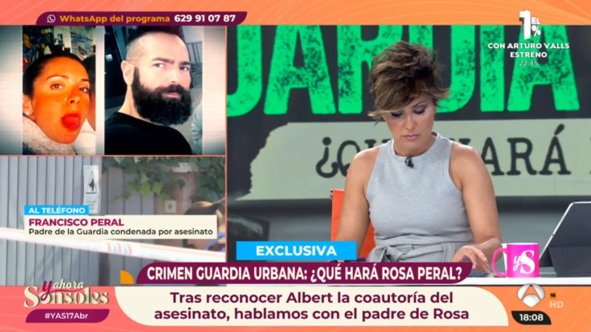 'Y ahora Sonsoles': El padre de Rosa Peral habla del estado de su hija ...
