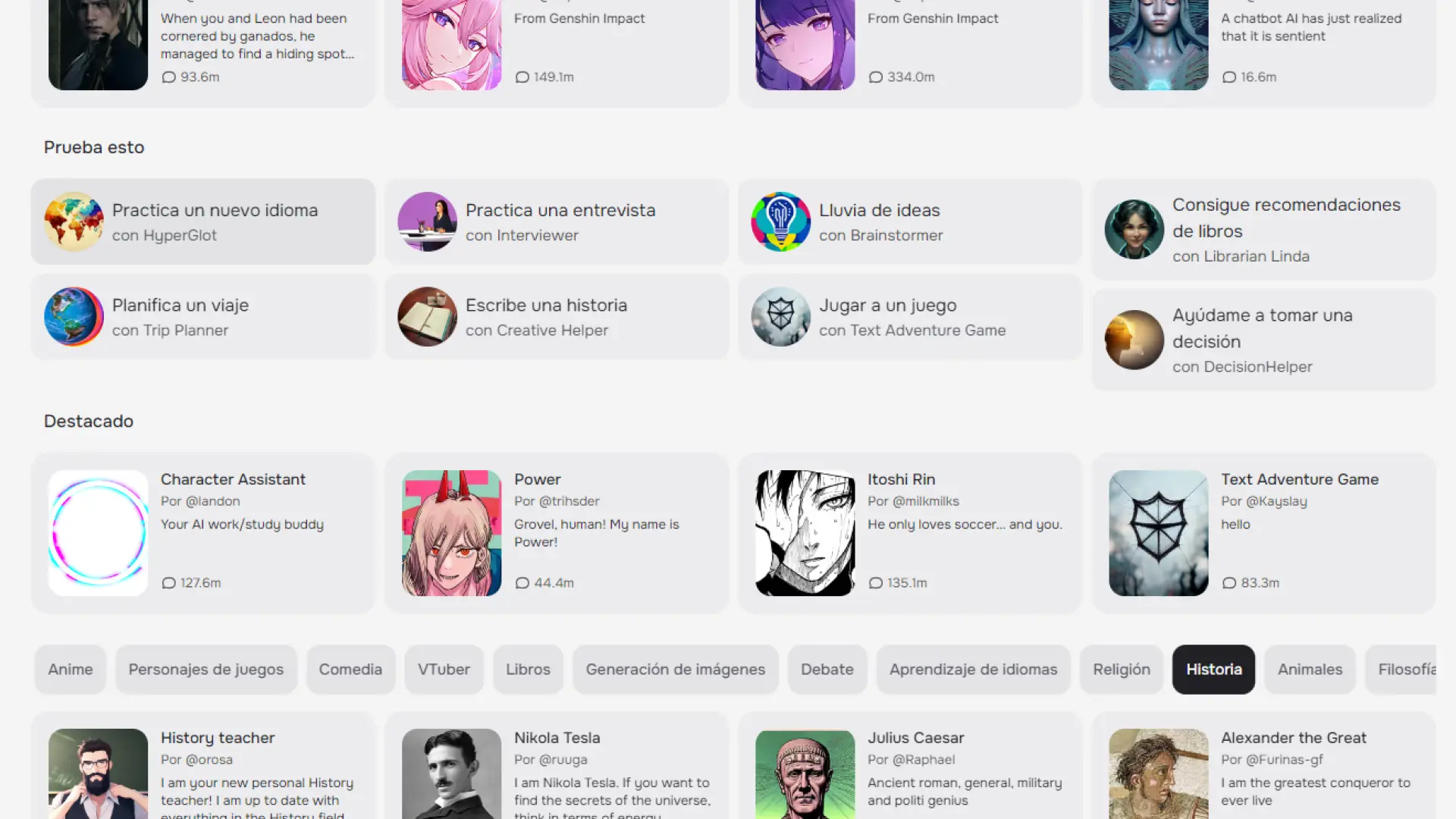 Character AI, esta IA te permite crear avatares con los que puedes ...