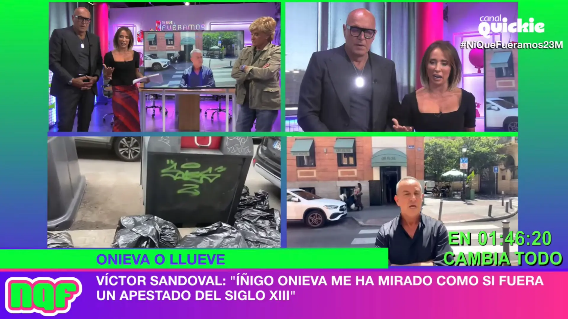 Víctor Sandoval acude al restaurante de Íñigo Onieva:"Me ha mirado como ...