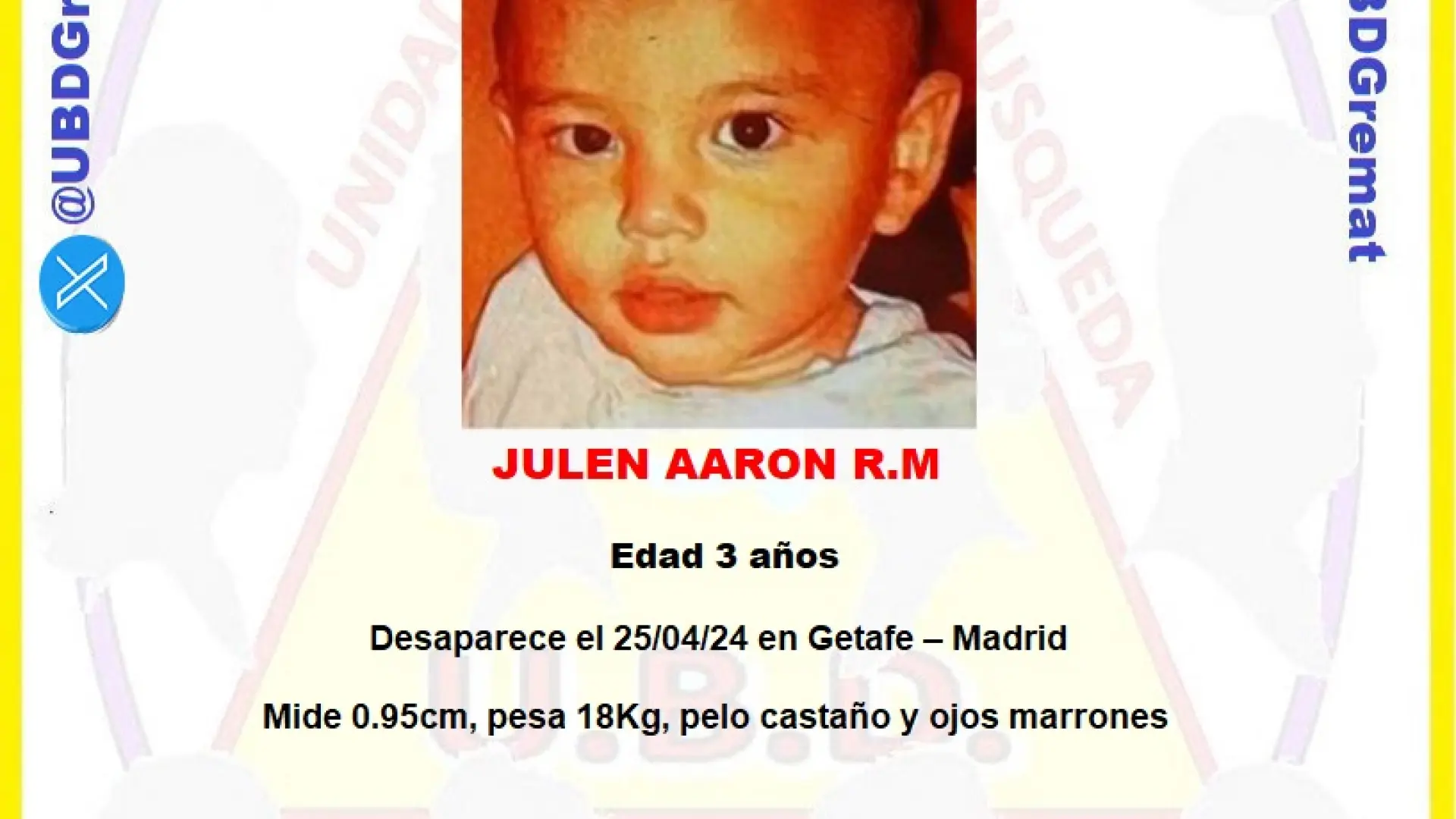 Buscan a Julen, un niño de tres años desaparecido hace más de un mes en Getafe