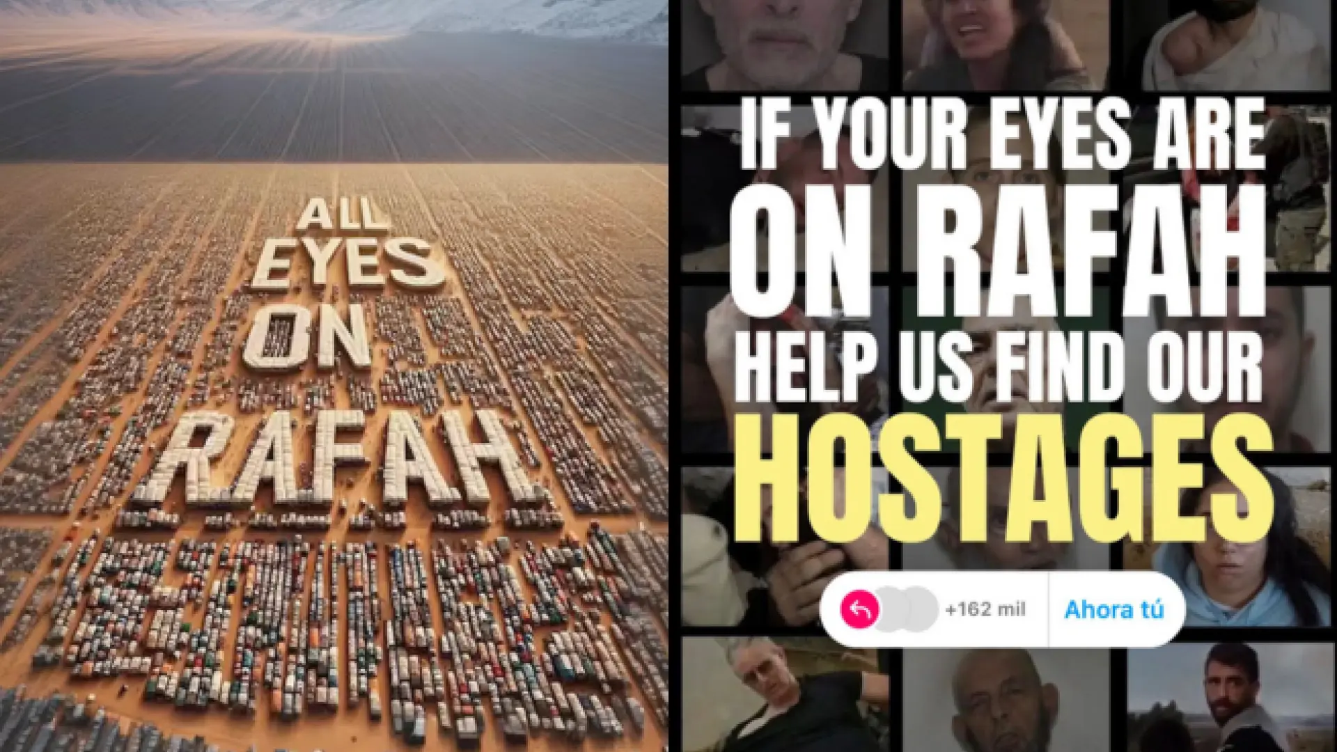 Choque de lemas en Instagram por la guerra en Gaza: qué significa 'All ...