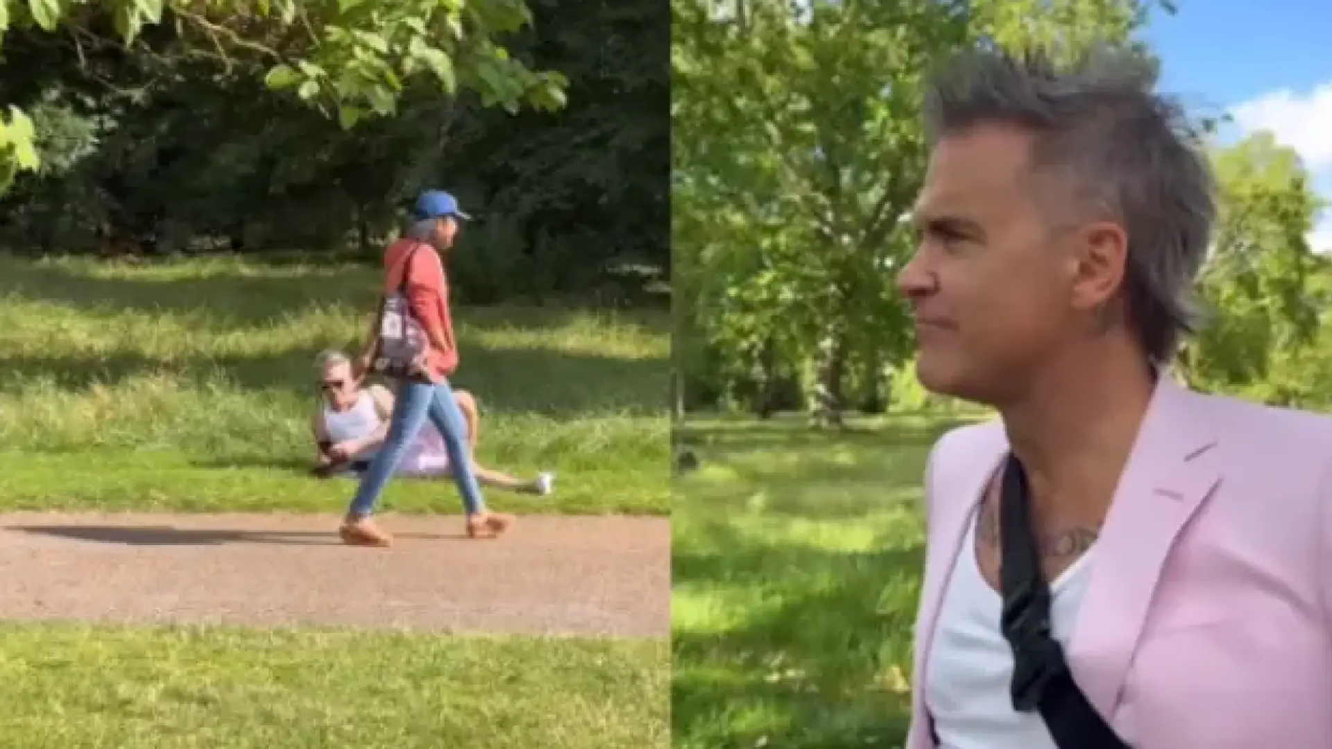 Robbie Williams, preocupado al pasear por Londres sin que nadie le ...