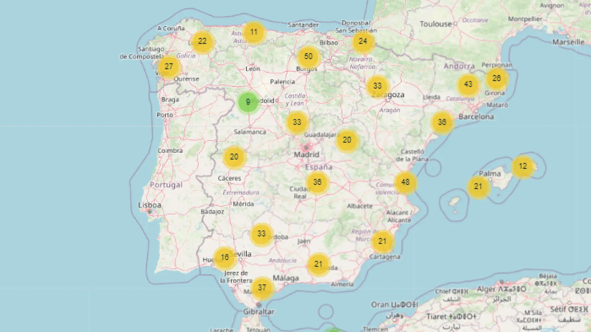 El mapa interactivo que permite escoger el destino perfecto de ...