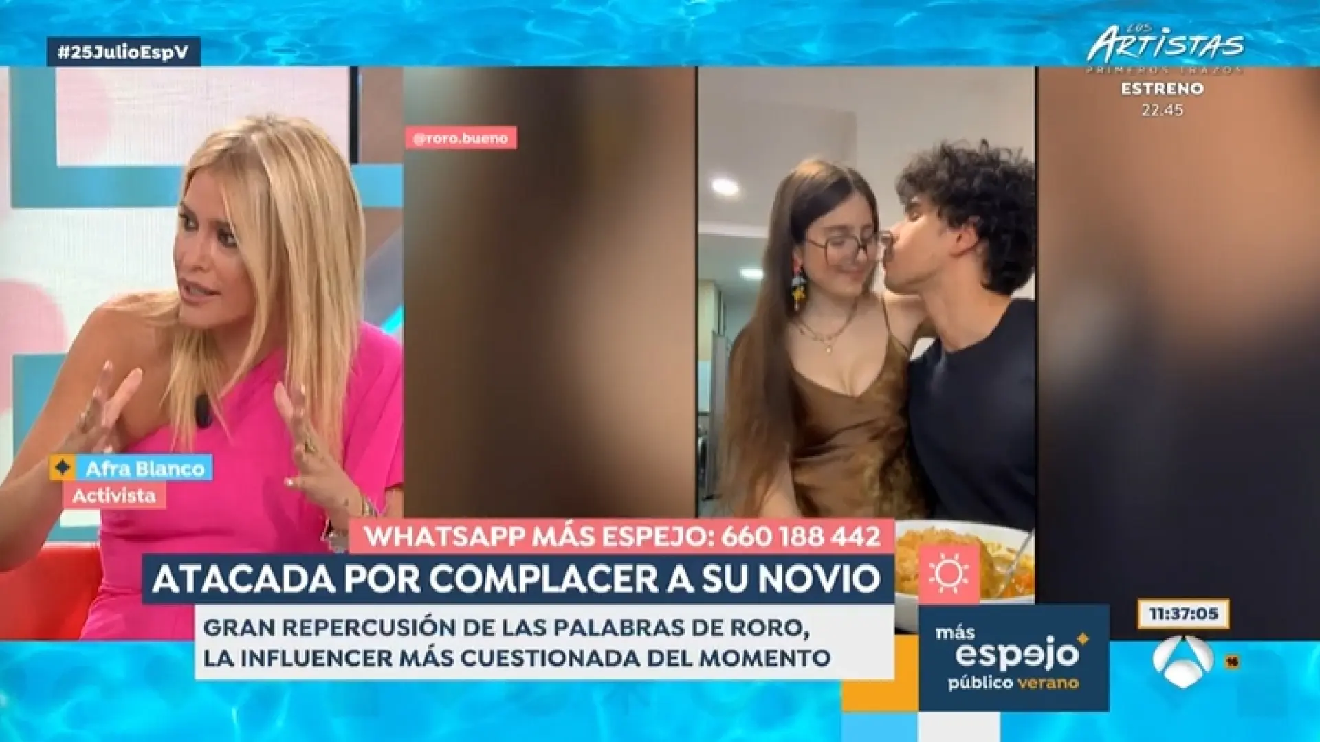 Afra Blanco, la activista sindical que colabora en 'Espejo Público'