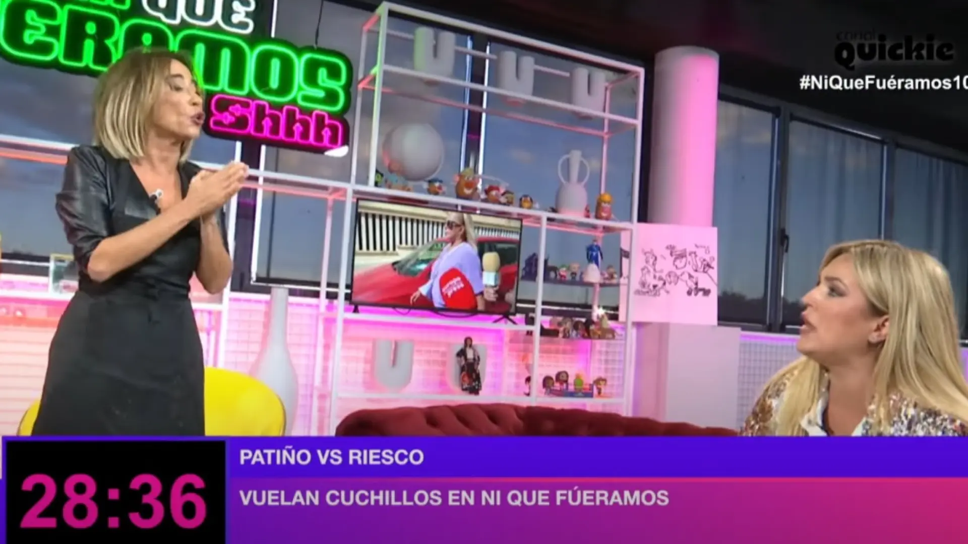 Tenso enfrentamiento entre María Patiño y Marta Riesco, entre lágrimas ...