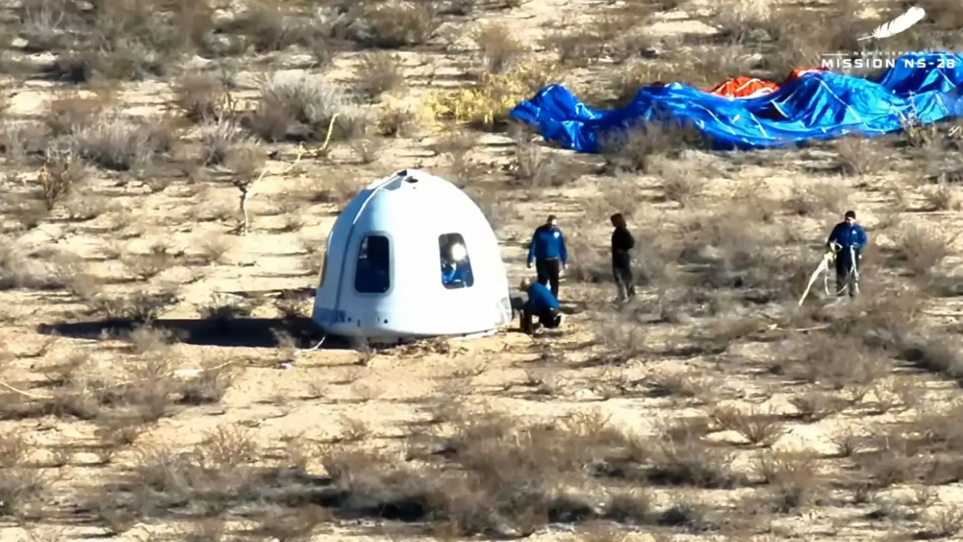 Blue Origin successfully completes its ninth manned mission and takes ...