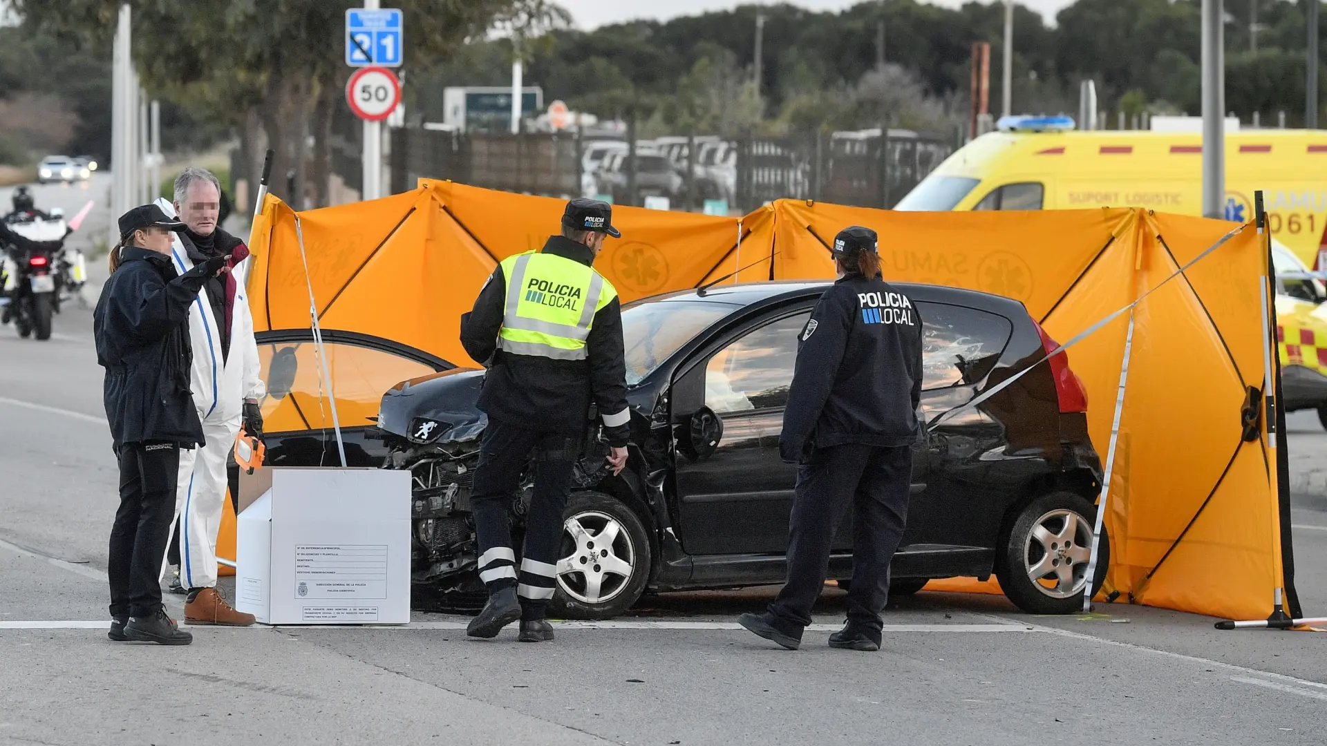Detenido un hombre en Palma por matar a cuchilladas a su pareja en presencia de su hija de tres años