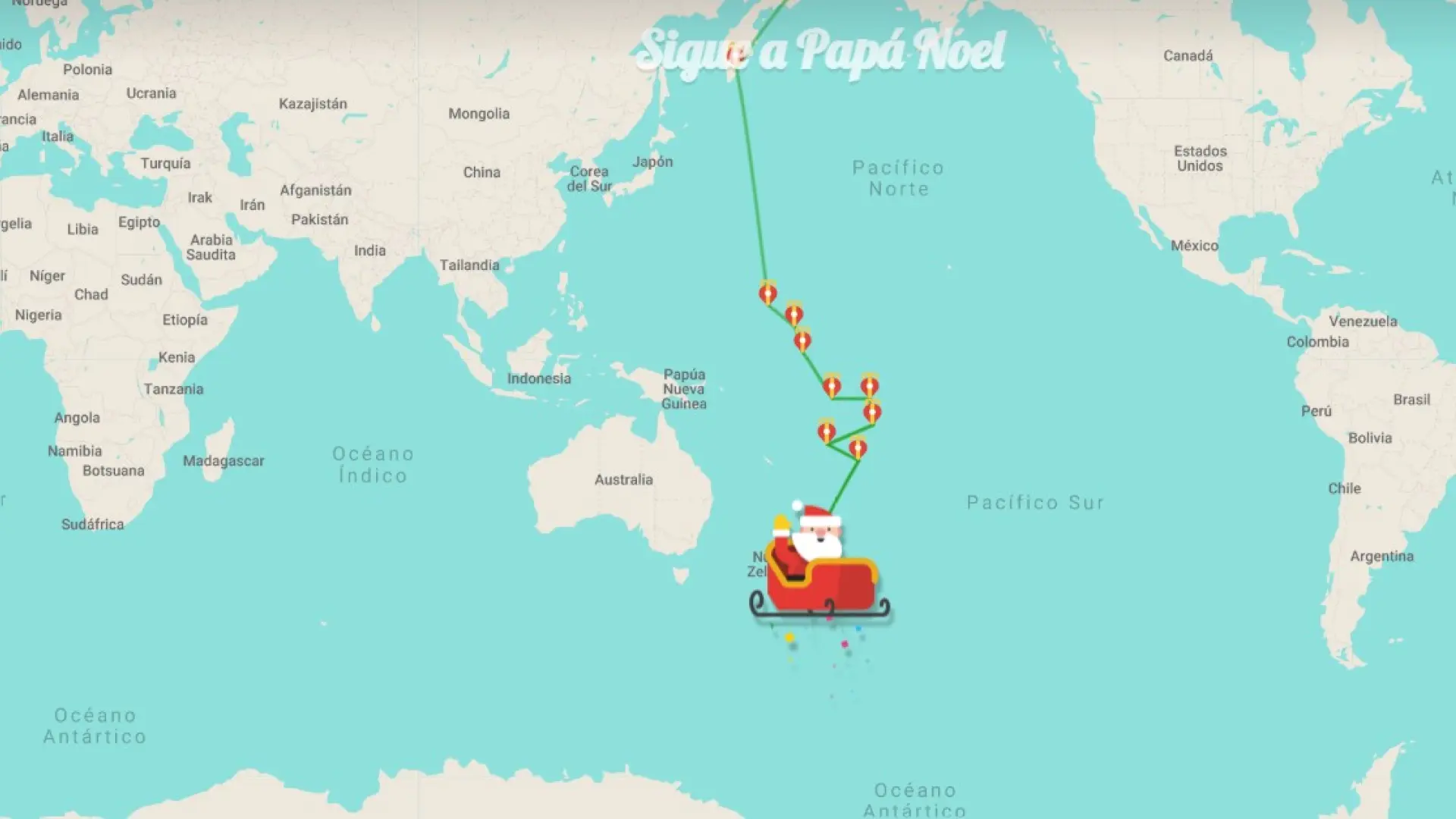 Dónde está Papá Noel: así puedes seguir su recorrido en directo con ...