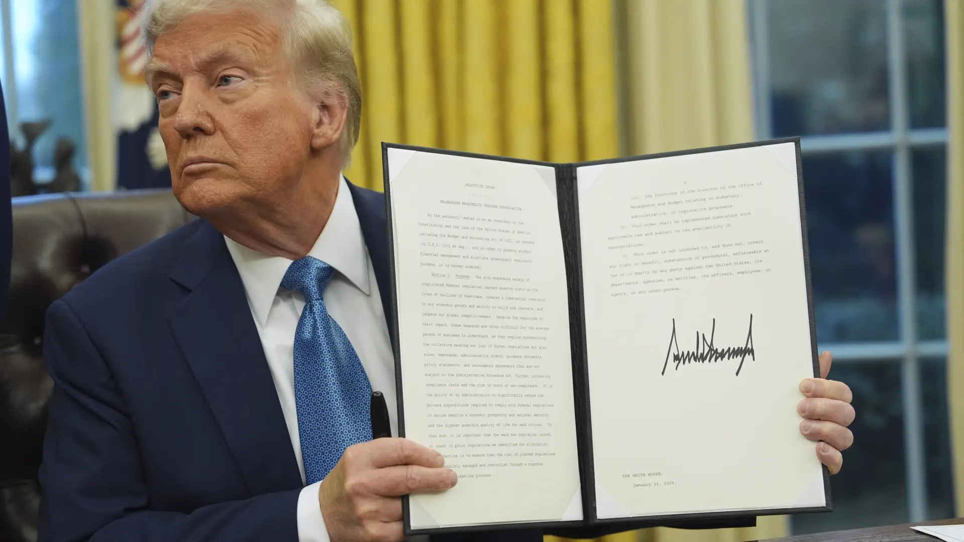 Trump firma los aranceles que desatan su guerra comercial: amenaza a la UE y provoca la airada ...