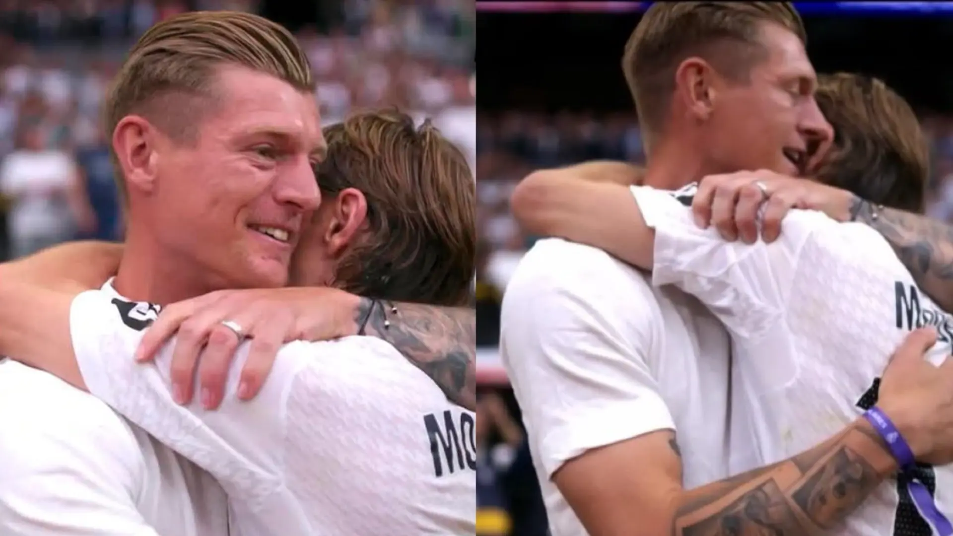 El emocionante pasillo para despedir a Luka Modric, entre lágrimas, y ...