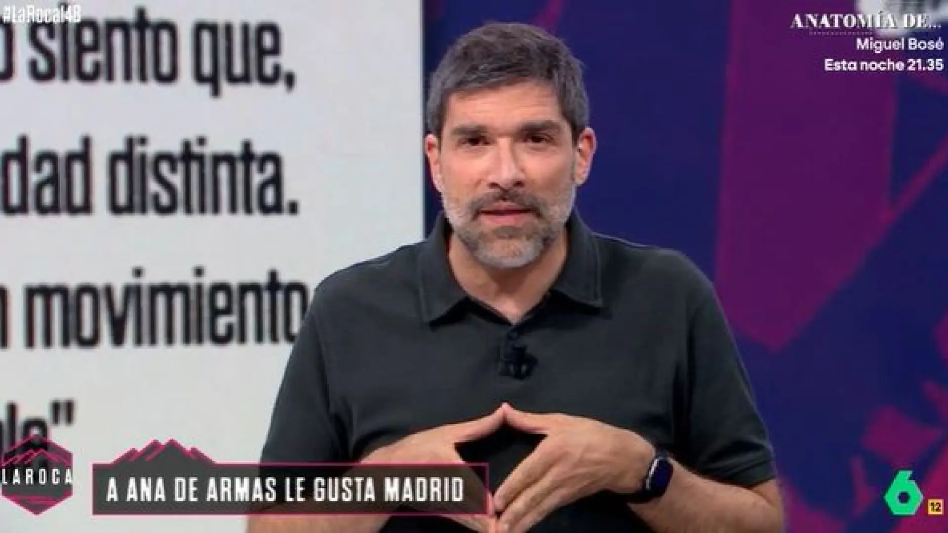 Nacho García critica en 'La Roca' las palabras de Ana de Armas sobre ...