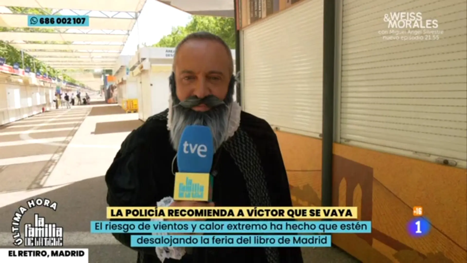 Obligan a Víctor Sandoval a abandonar su 'misión' en El Retiro por las condiciones ...