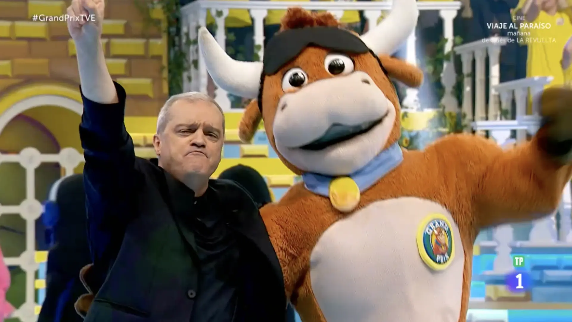 Así ha sido el arranque del 'Grand Prix 2025', con la vaquilla María ...