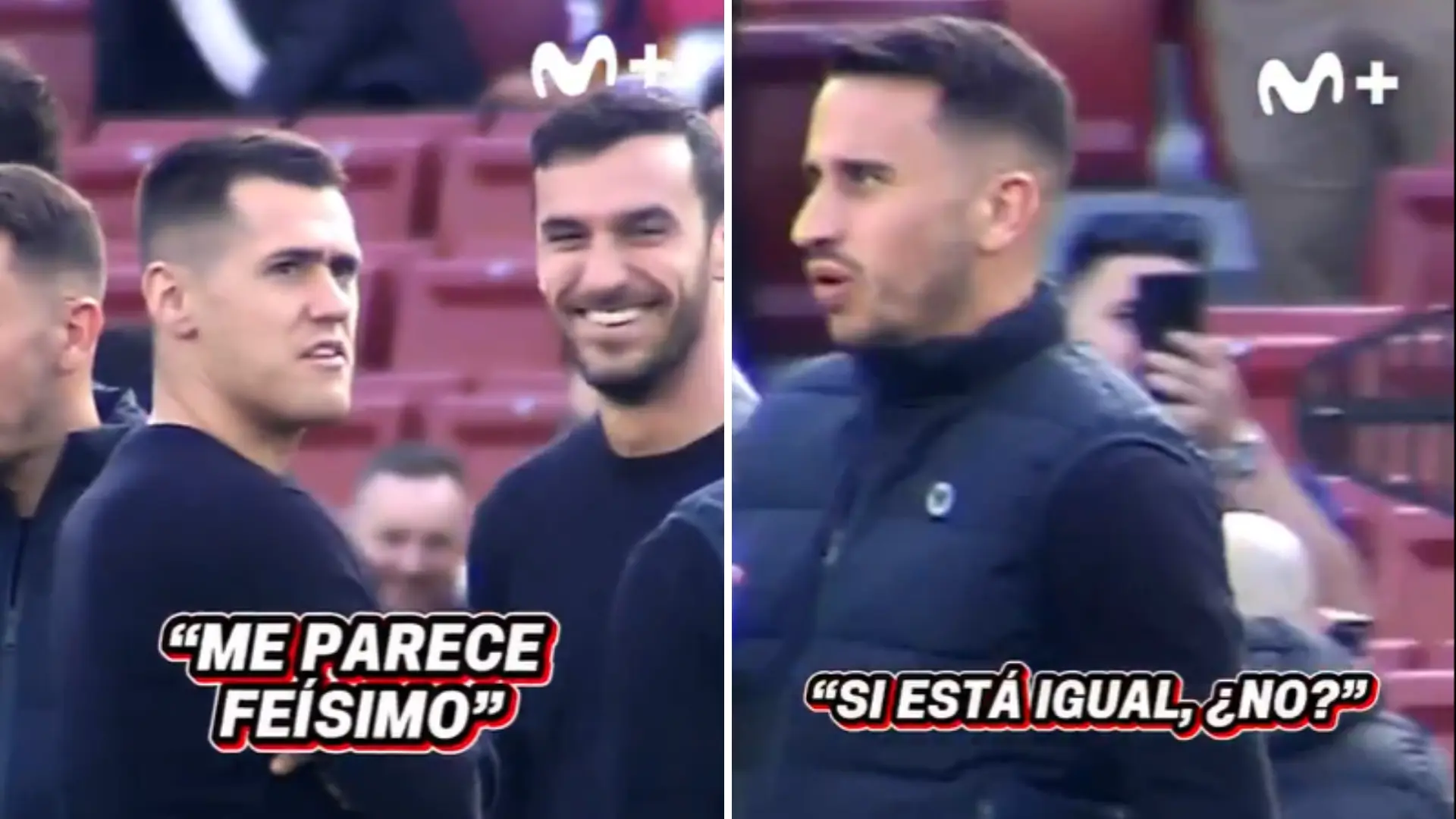 La reacción de decepción de los jugadores del Athletic Club al nuevo ...