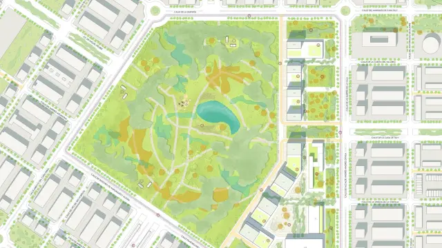 El Cañaveral cambiará su gran rotonda por un parque central con carril ...