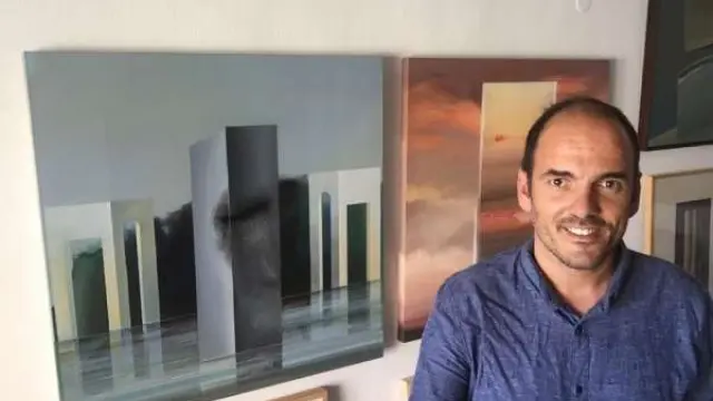 Cultura.- La abstracción de las obras del pintor Dámaso Ruano envuelve ...