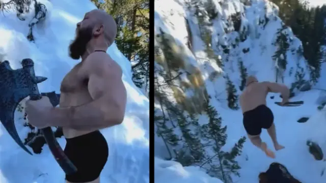 Las ingeniosas y divertidas respuestas al vídeo de un hombre tirándose ...