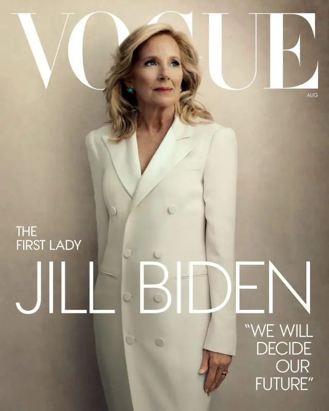 Jill Biden se convierte en portada de Vogue Estados Unidos: del look a los mensajes ocultos
