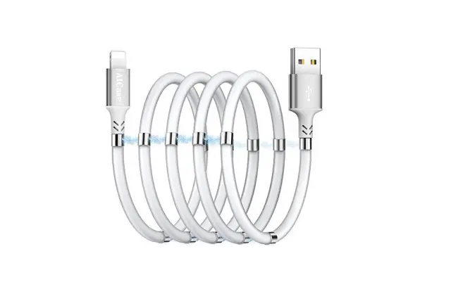 Un cable con imanes, la solución definitiva para olvidarnos de enredos ...