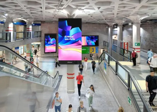 Metro instala grandes pantallas publicitarias en Sol y Callao y tendrá ...