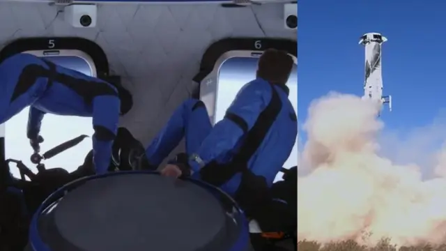 Antes de la misión NS30 de Jesús Calleja, Blue Origin llevó al espacio ...