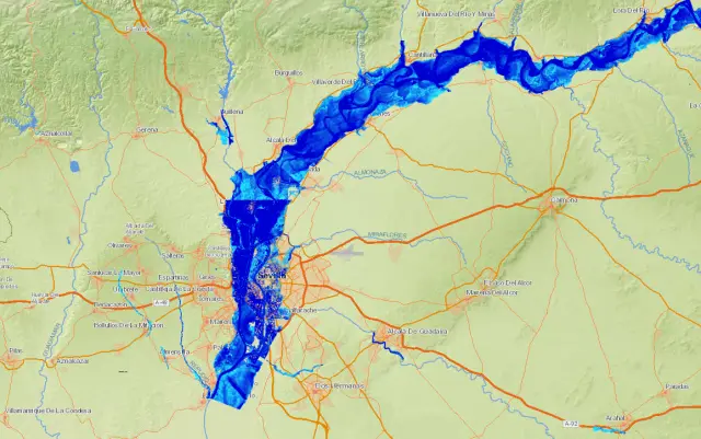 Consulta cuáles son las zonas inundables de mayor riesgo de Andalucía